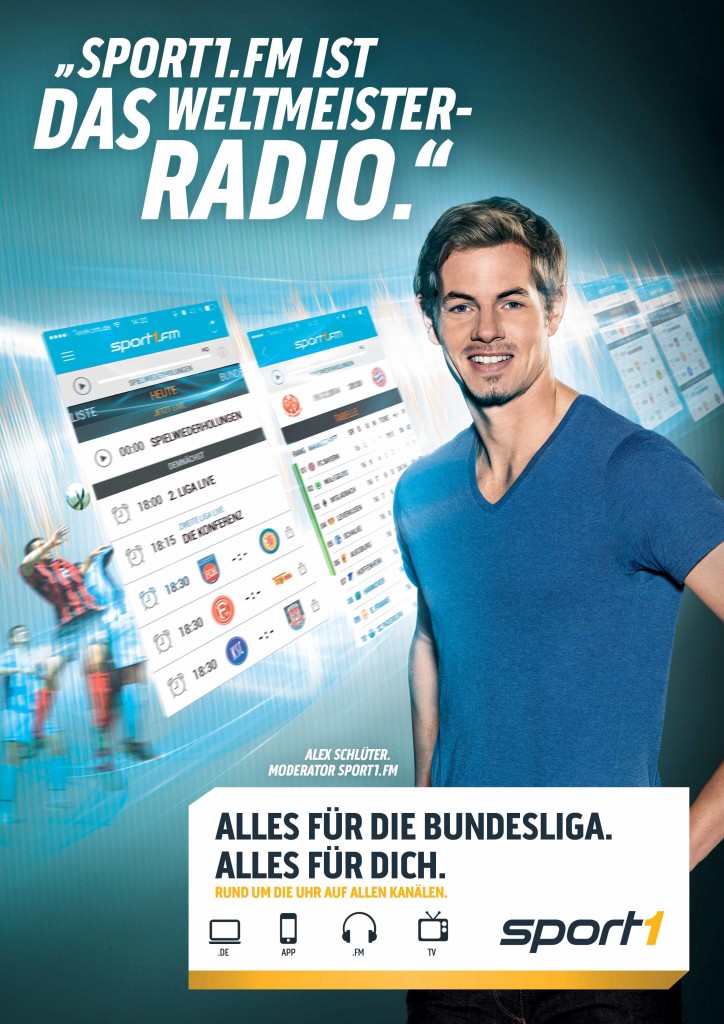 Umfangreiche Werbekampagne für digitale SPORT1-Welt zum Bundesliga ...